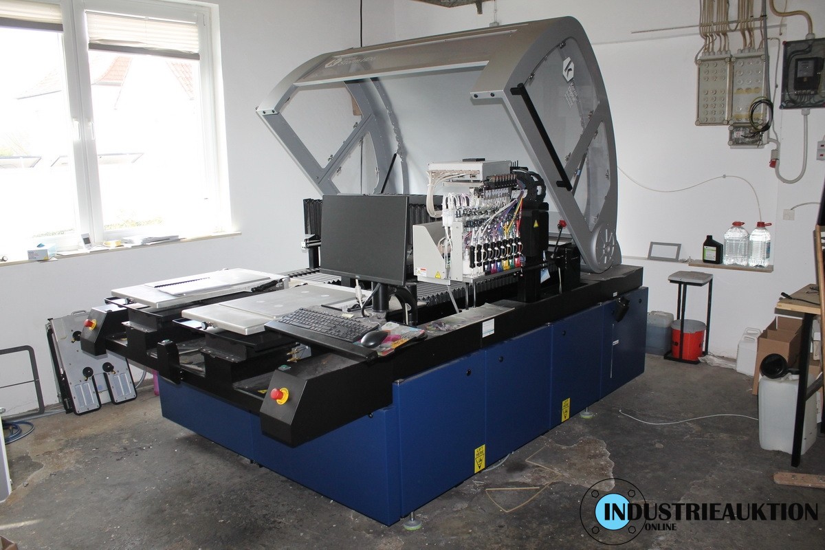 Textildruckmaschine KORNIT Storm HD6, Tunneltrockner CHIOSSI E ...